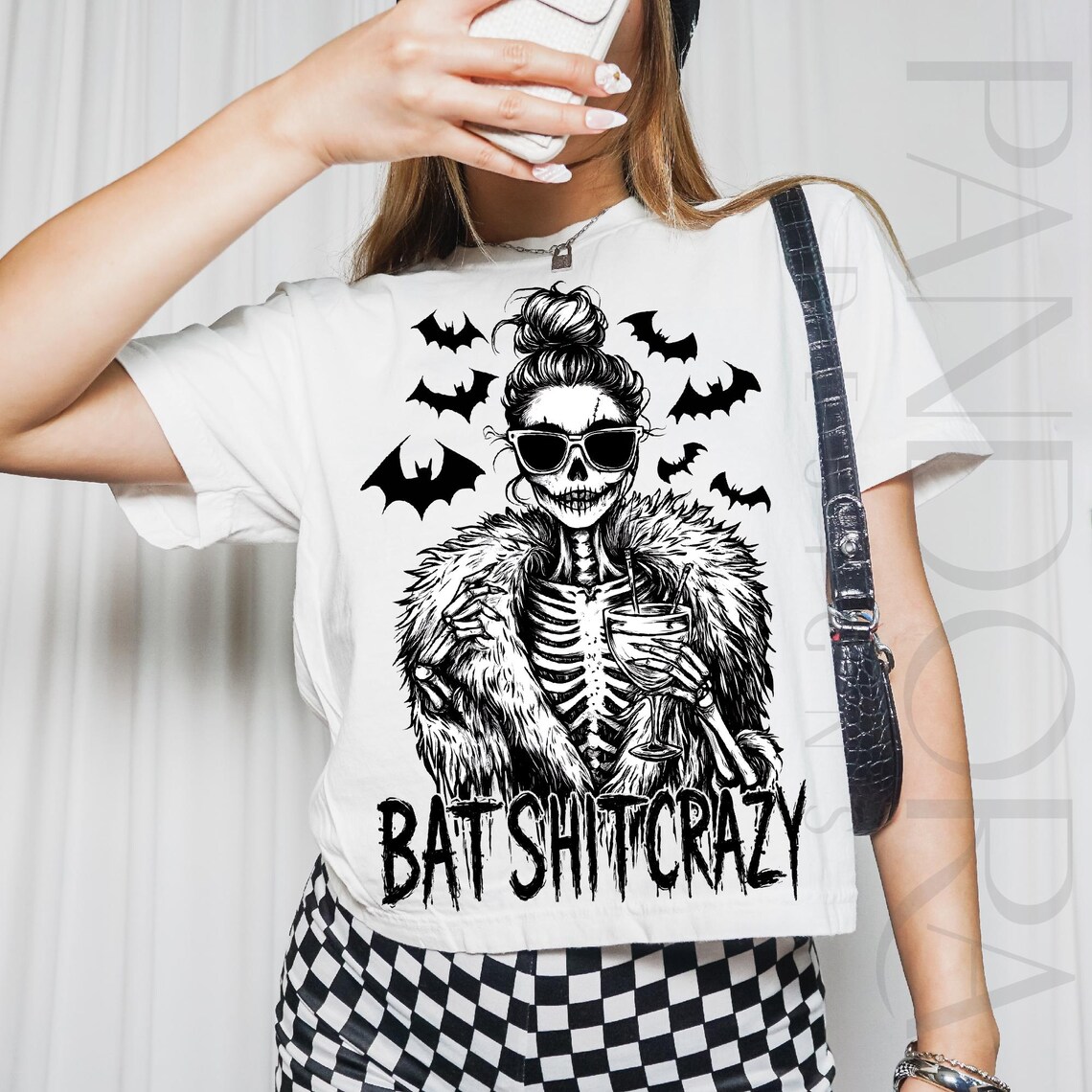Bat Shit Crazy Png, Funny Skeleton Png, Funny Halloween Png, Gothic ...