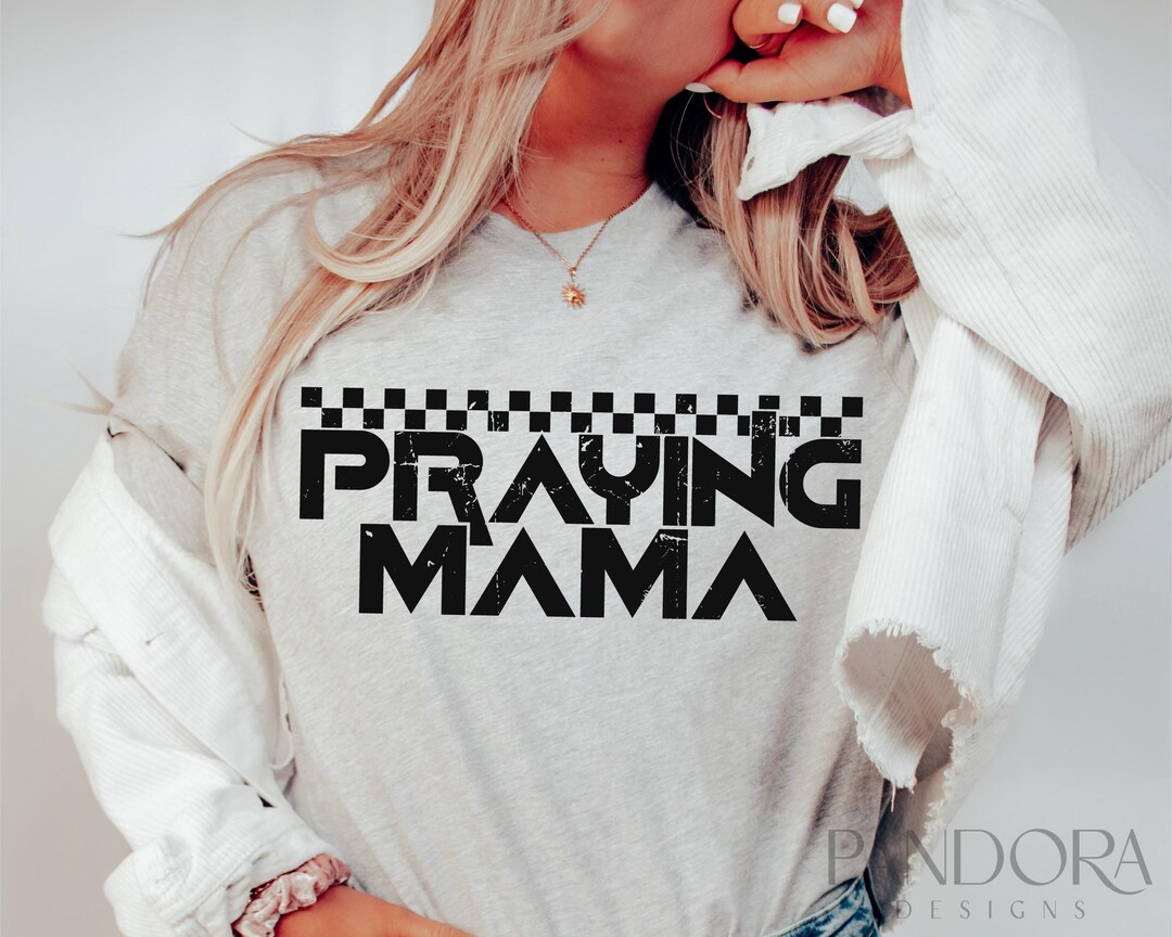 Praying Mama Svg Png, Faithful Mama Svg, Christian Mom Svg, Blessed ...