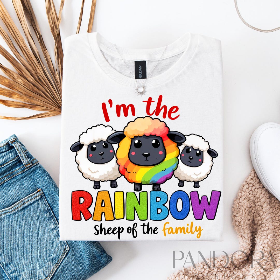 Rainbow Sheep Png, LGBTQ Sheep Png, Pride Sheep Png, Cute Sheep Clipart ...