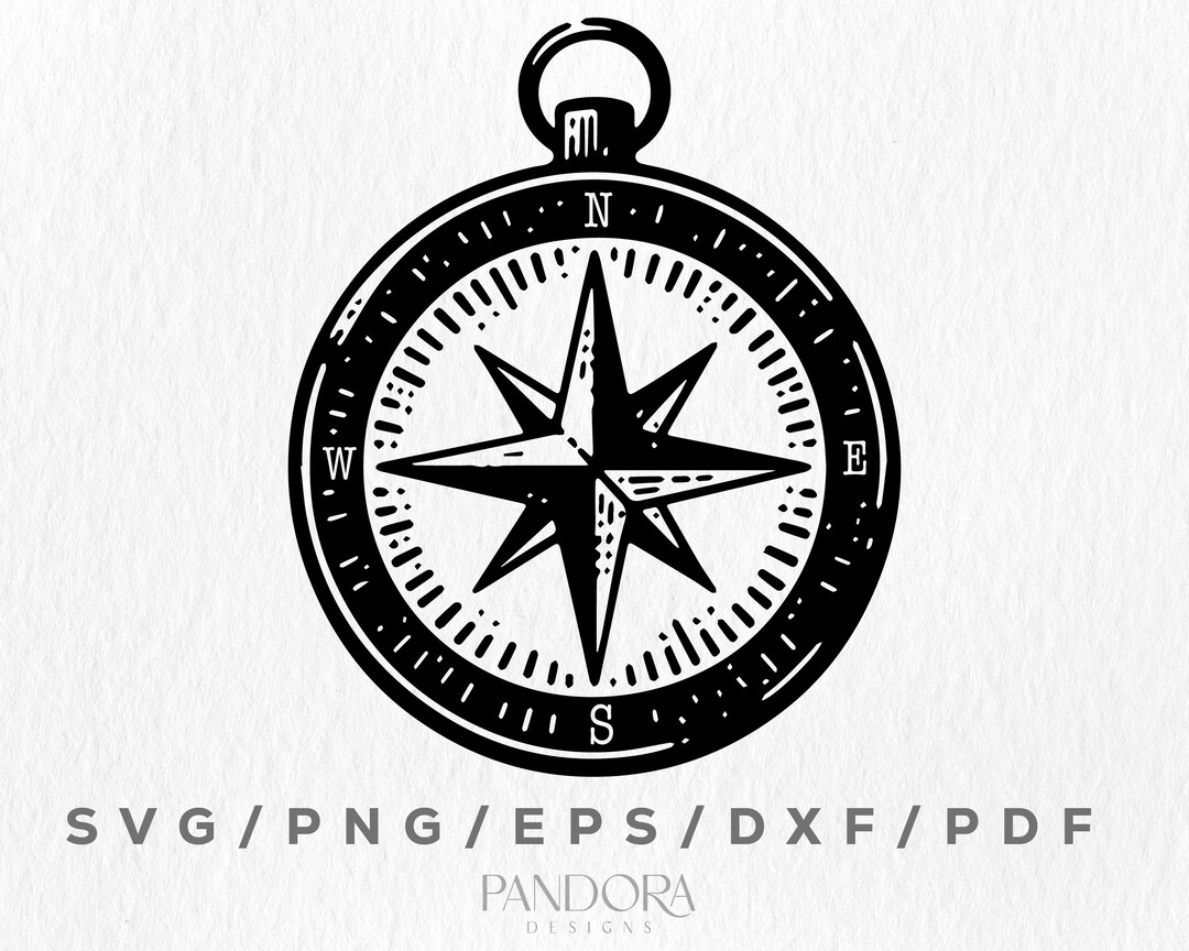 Compass Svg Png Cut, Cricut, Cutting Machine Svgs DIY SVG Designs SVG ...