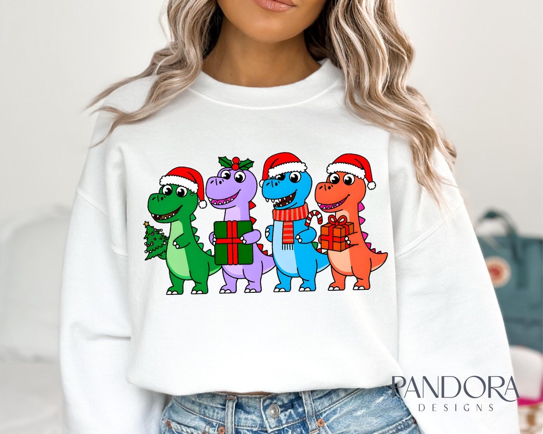 Dinosaurs Christmas Png, Dino Christmas Png, Dinosaur Holiday Png ...