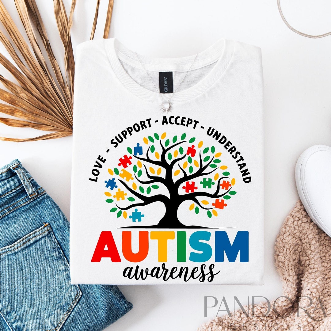 Autism Svg Png, Autism Awareness Tree Svg, Puzzle Piece Tree Svg ...