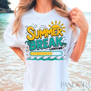 Summer Break Png, Summer Loading Png, Beach Vacation Png, End of School ...