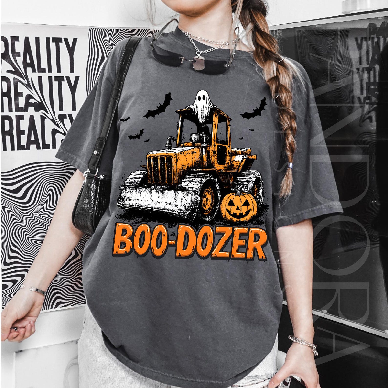 Boo Dozer Png, Funny Halloween Png, Funny Ghost Png, Halloween Pun Png ...