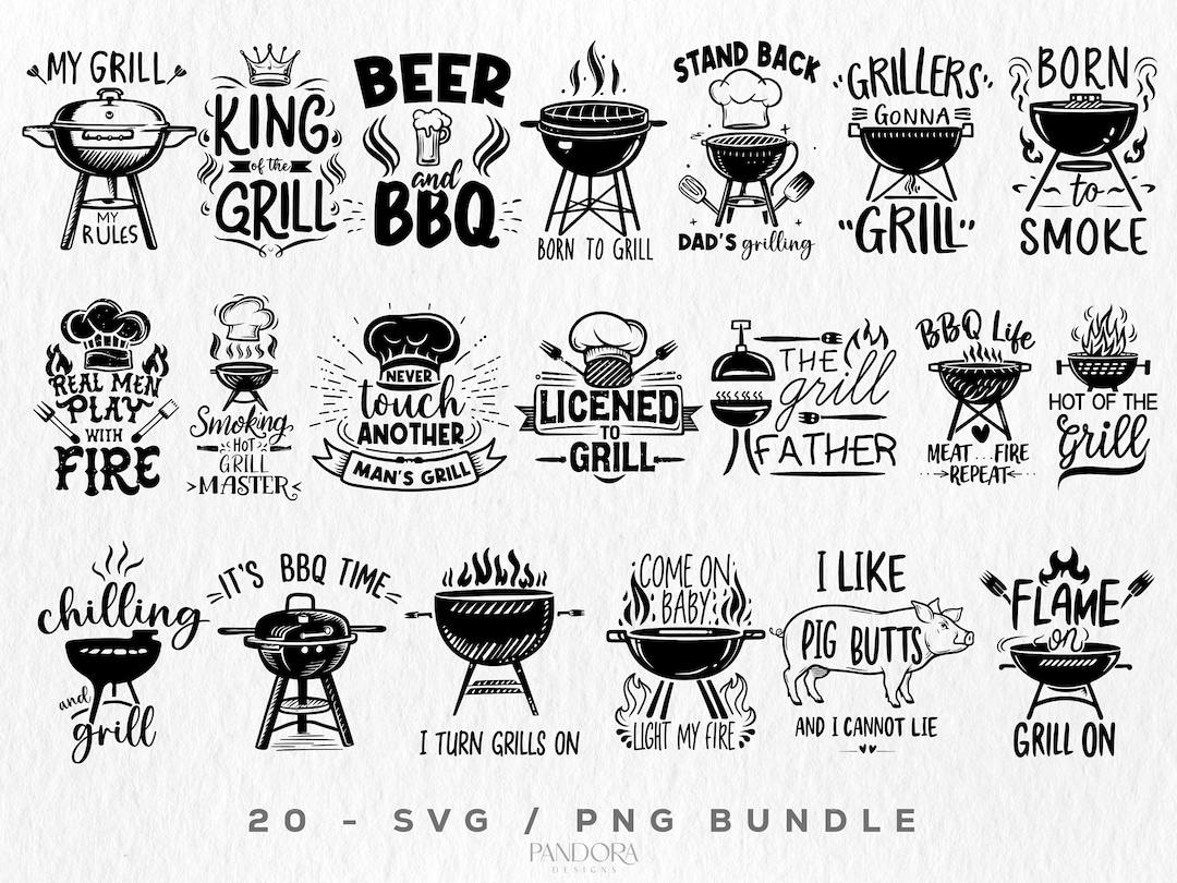 BBQ Svg Png Bundle, Barbecue SVG Bundle, Grill Svg Bundle, Cut, Cricut ...