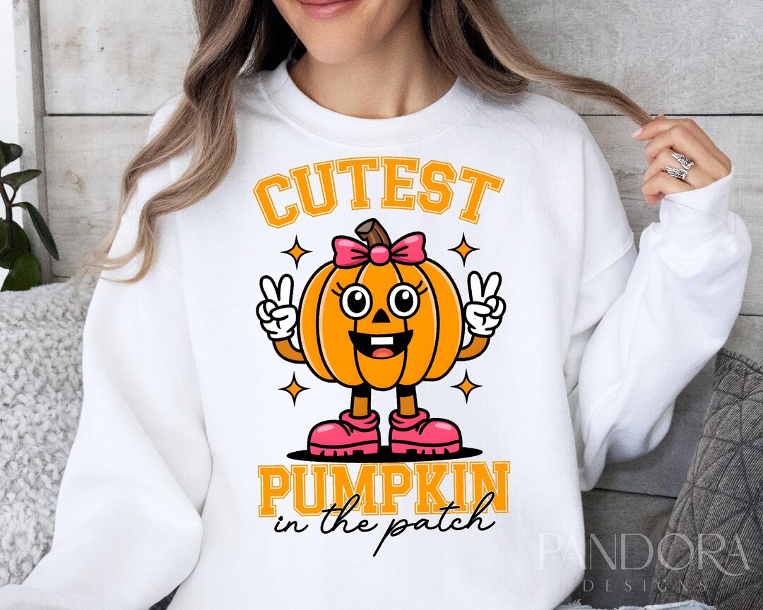 Cutest Pumpkin in the Patch Png, Cute Pumpkin Png, Fall Png, Autumn Png ...