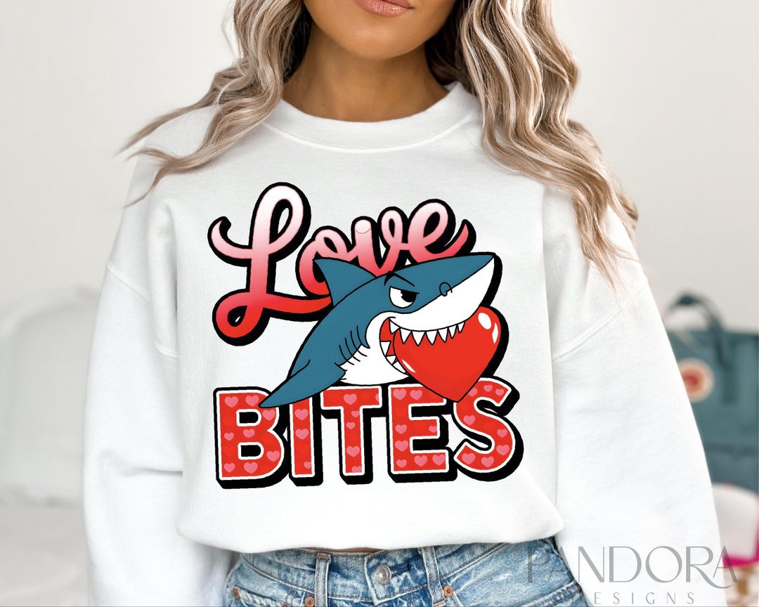 Love Bites Png, Romantic Bite Png, Valentine's Day Shark Png, Kiss Mark ...