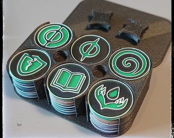 Magic the Gathering Mana Symbol Counter Set MTG Tokens - Etsy