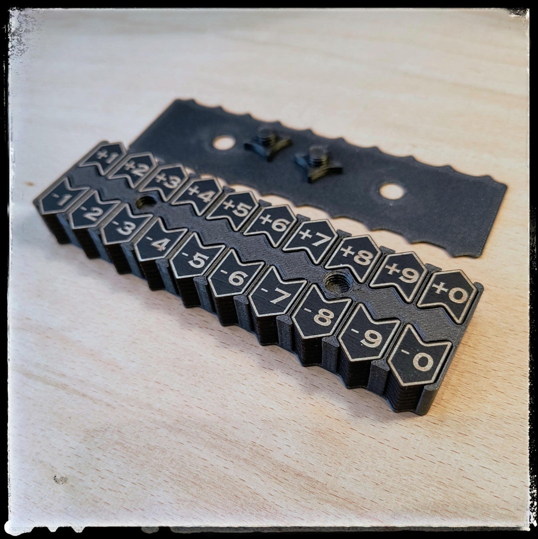 Wooden Modular Buffer Counter / Token / Marker With Storage Box ...