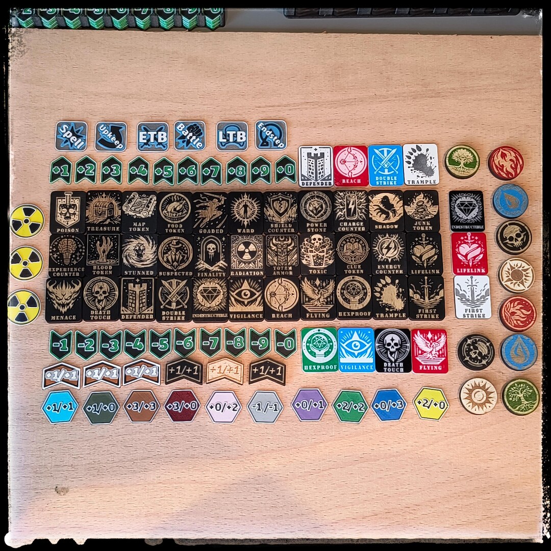 Single Counters Ability / Buffer / +1+1 Counter for Magic (MTG) || 3D ...