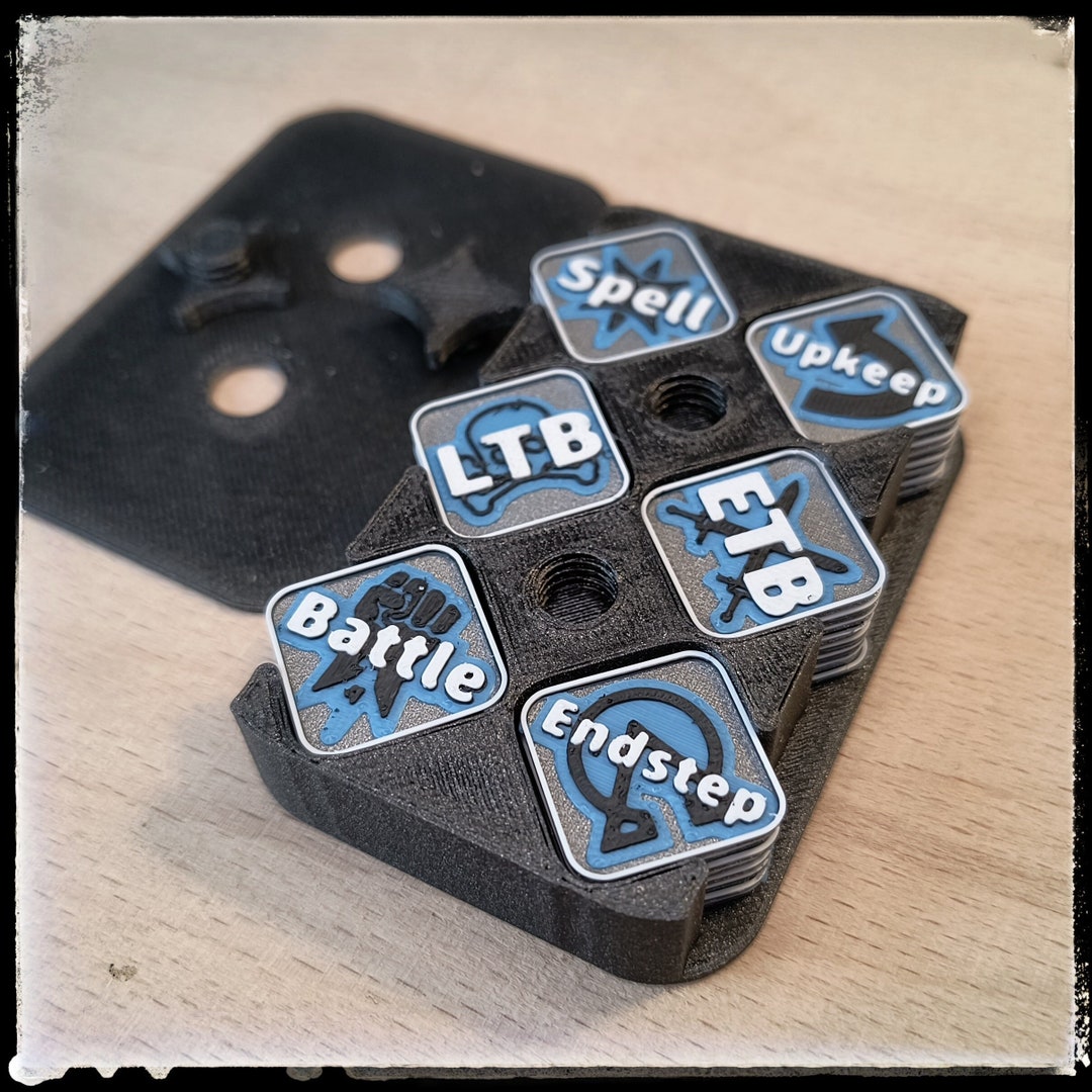 Reminder Counter / Marker With Storage Box Compatible With Magic (mtg ...