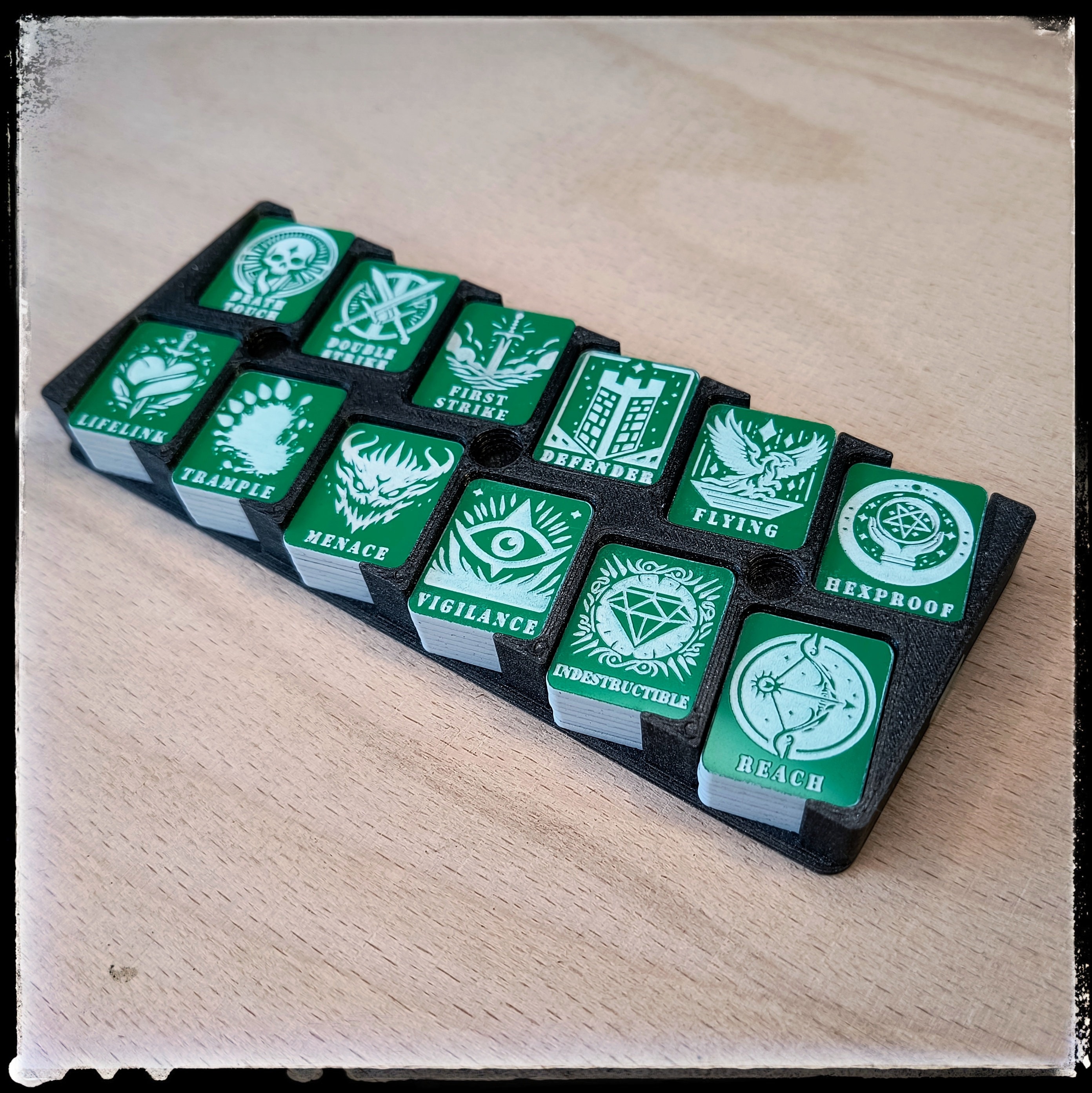 Acrylic Ability Counter Set Compatible With Magic (MTG) - Laser ...