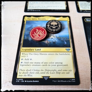 Wooden Mana Counter / Token / Marker With Storage Box Compatible With Magic (mtg) || 3D Printed ...