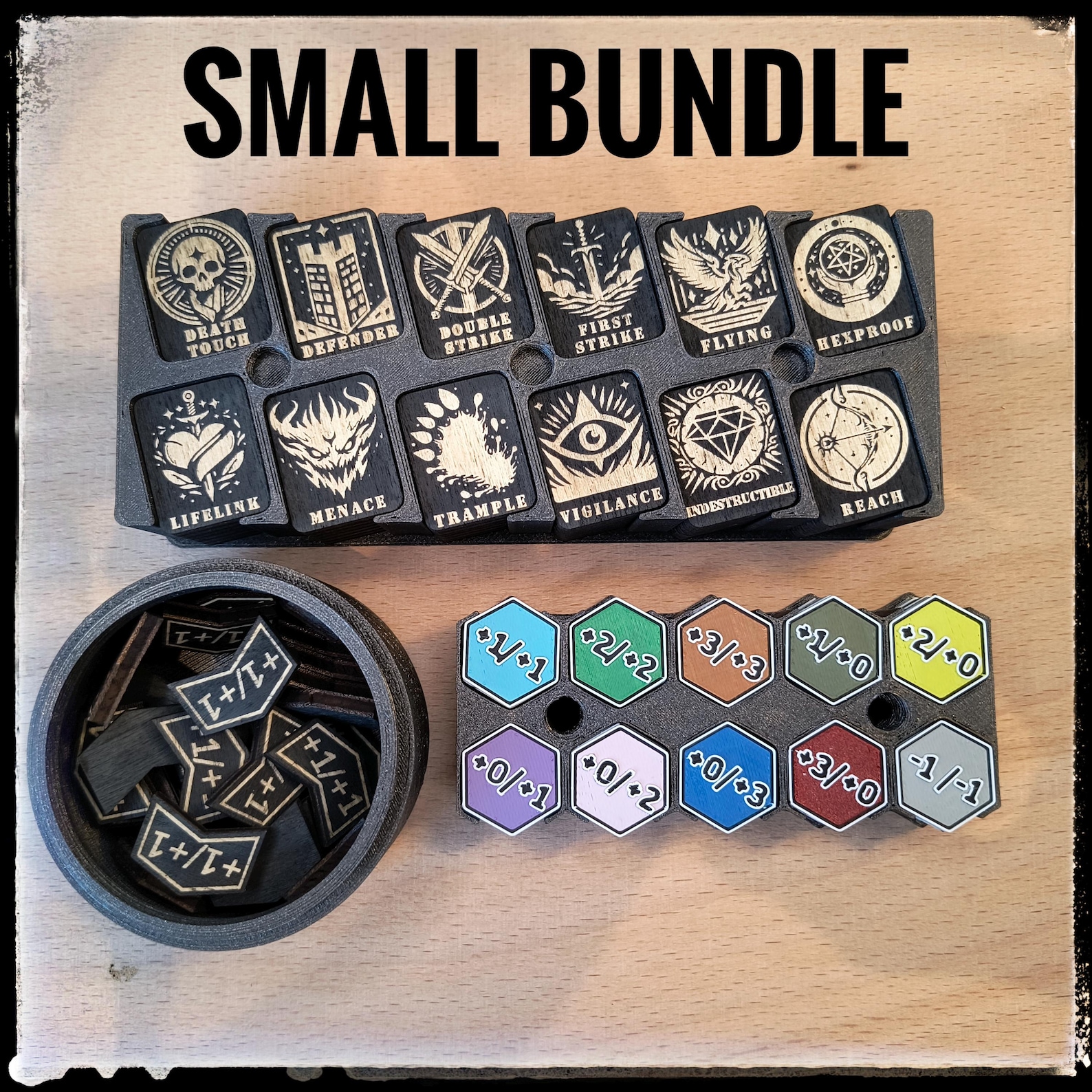 Bundle Ability Counter / Buffer Counter / +1+1 Counter With Storage Box ...