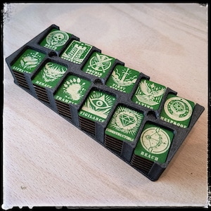 Wooden Ability Counter Set Compatible With Magic (MTG) - Laser Engraved ...