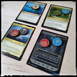 Wooden Mana Counter / Token / Marker With Storage Box Compatible With Magic (mtg) || 3D Printed ...