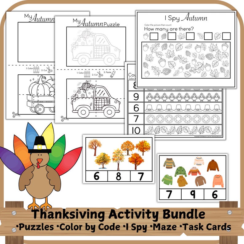 Fall Activities for Preschool, Kindergarten and Special Education ...