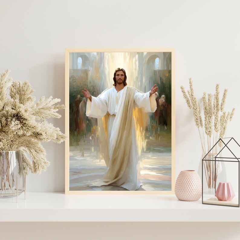 Divine Mercy of Jesus Printable, Jesus Mercy Digital Poster, Sacred ...