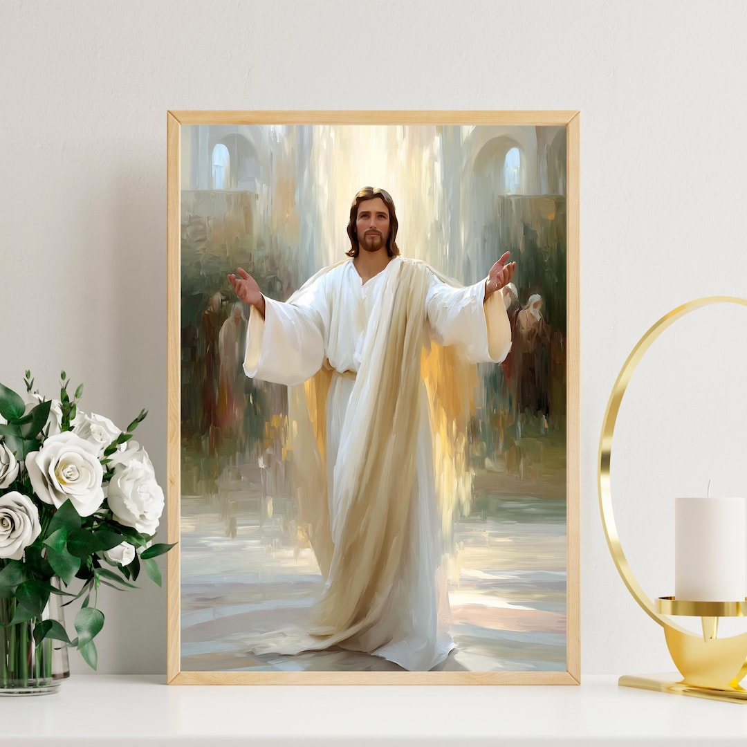 Divine Mercy of Jesus Printable, Jesus Mercy Digital Poster, Sacred ...