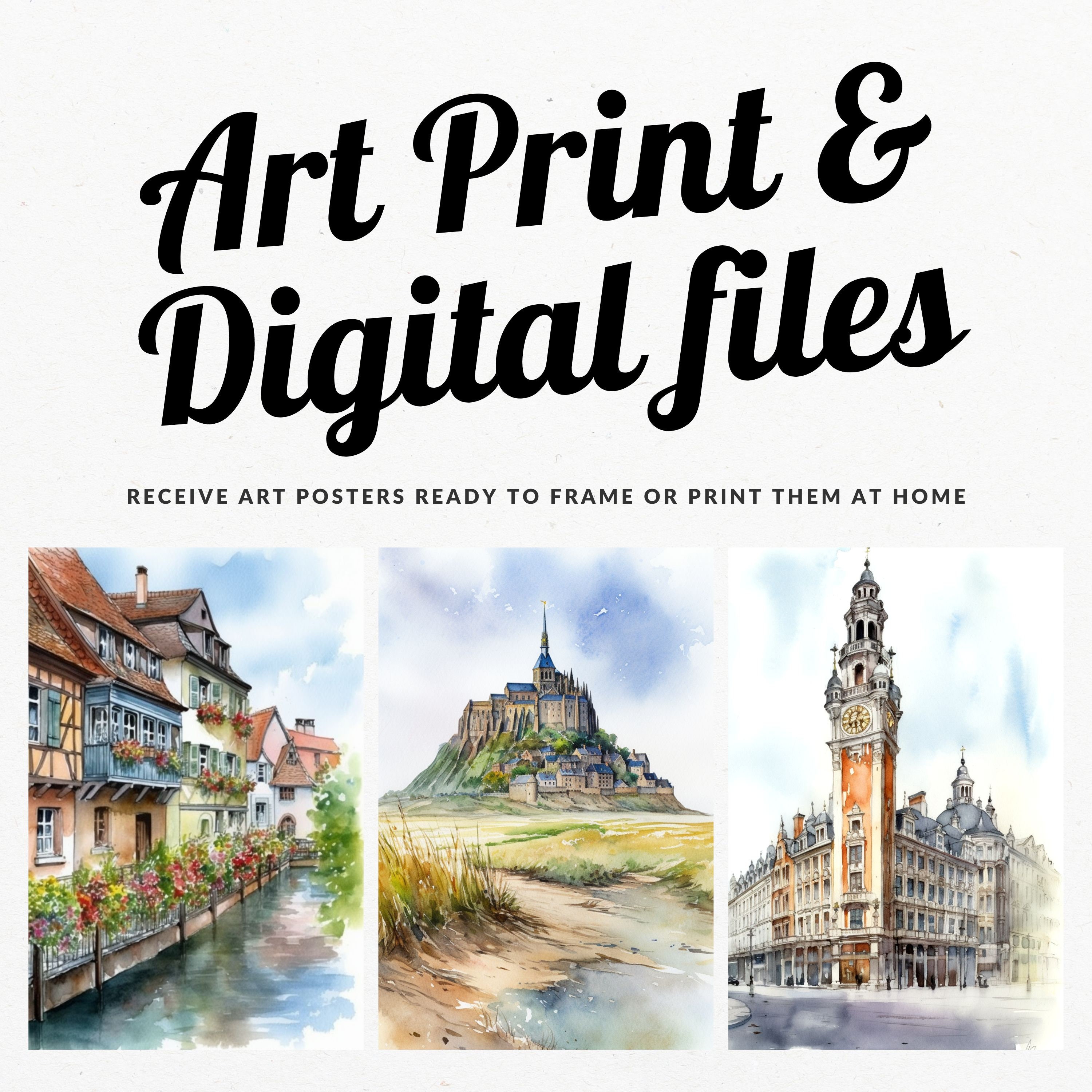 Colmar Travel Poster, Colmar Art Print, Alsace Watercolor, France Gift ...