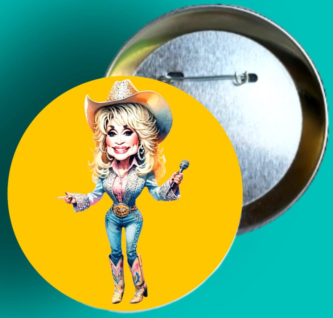 Dolly Parton Pin Country Music Fan Gift 9 to 5 Movie Country Girl ...