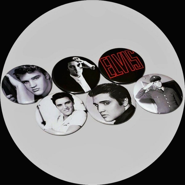 Elvis Presley Buttons - Etsy