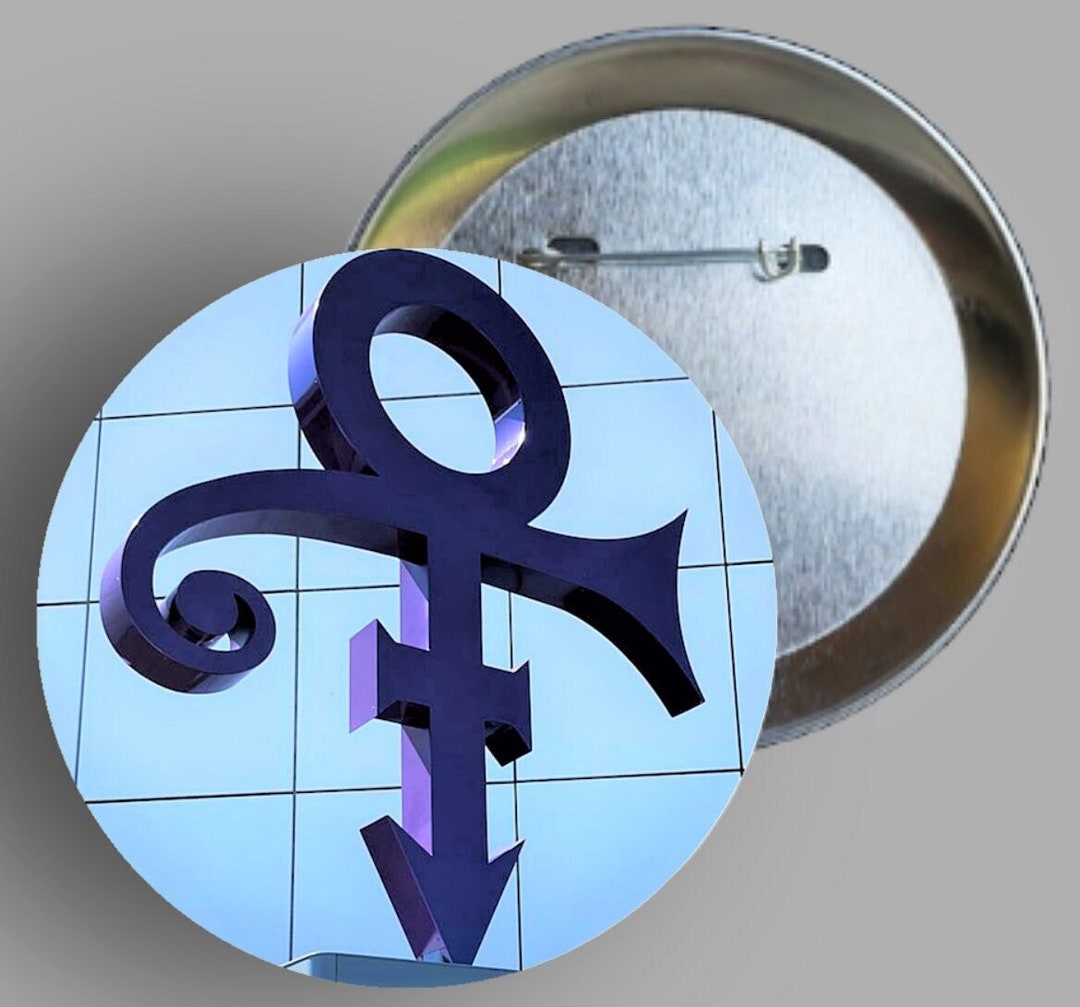 Prince Love Symbol Button Pin Rrince Art Music Lover Button Pins 80s ...