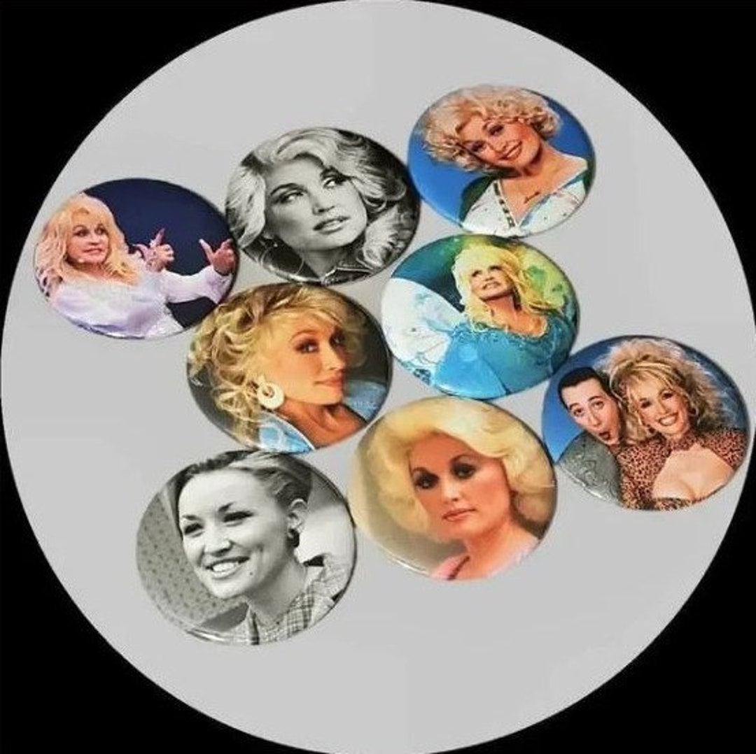 Dolly Parton Button Pin Collection Country Music Fan Birthday Gifts ...