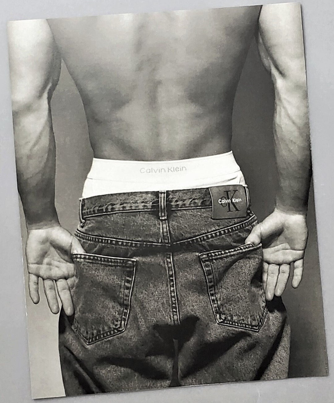 Marky Mark Calvin Klein Jean Advertisement Photograph Sexy Gay Etsy