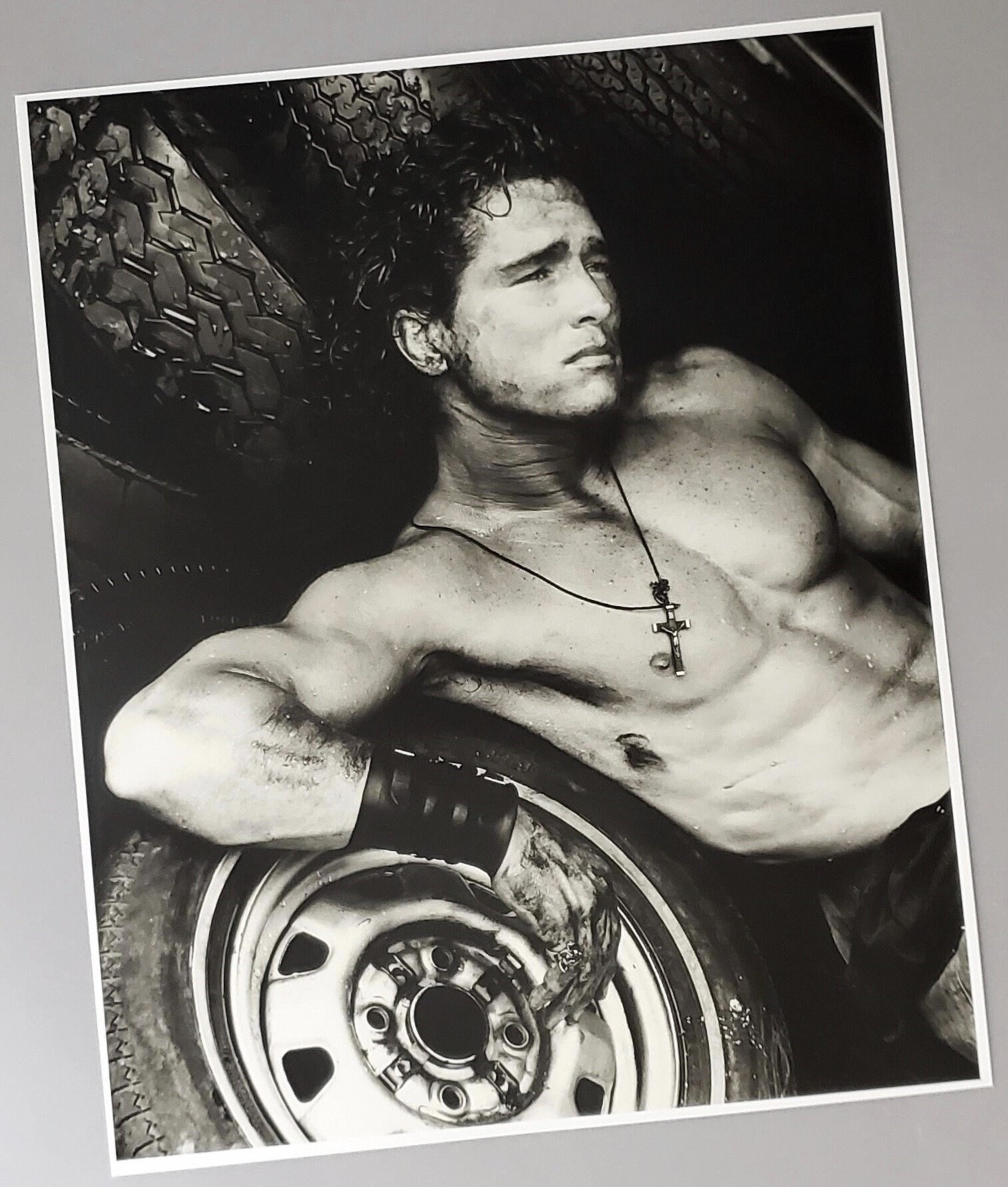 Herb Ritts Photography Fred With Tires Dan Print Shirtless Gay Male ...