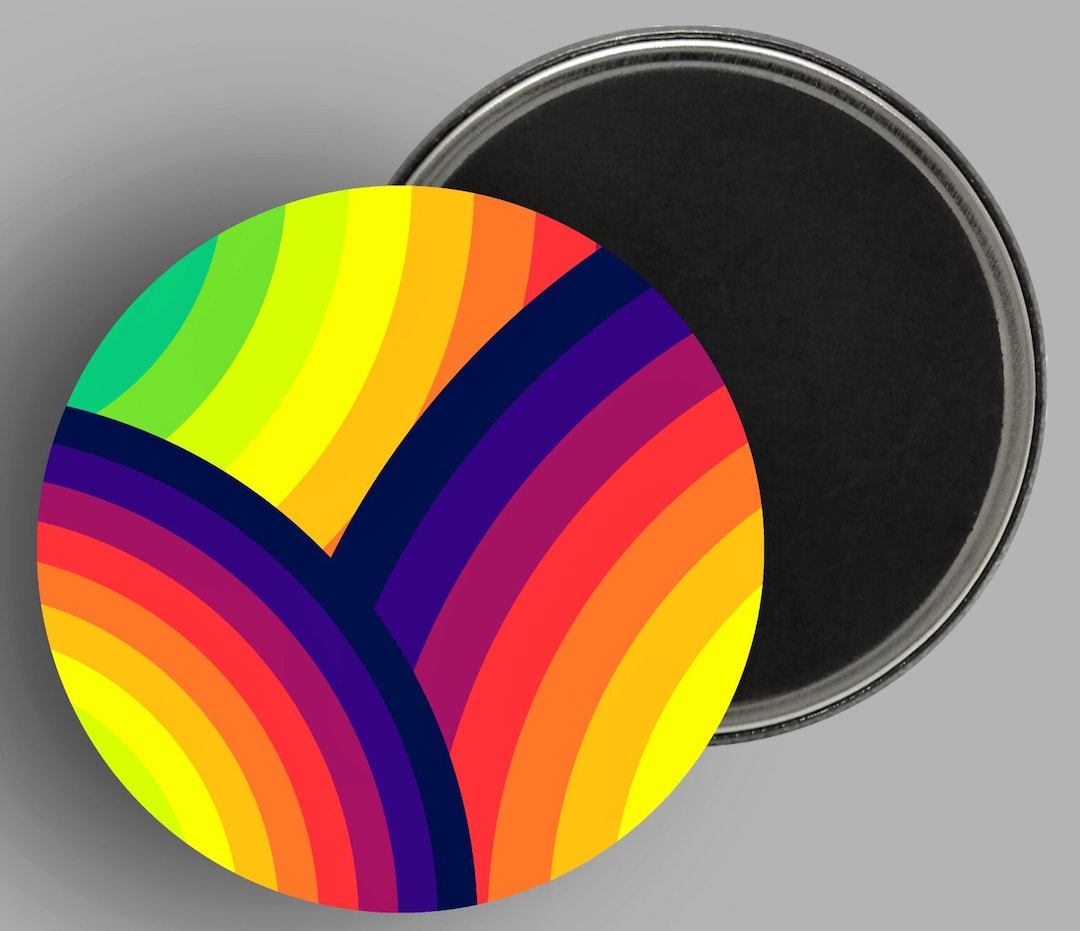 LGBTQ Pride Flag Magnet Gay Interest Lesbian Transgender Abstract Decor ...