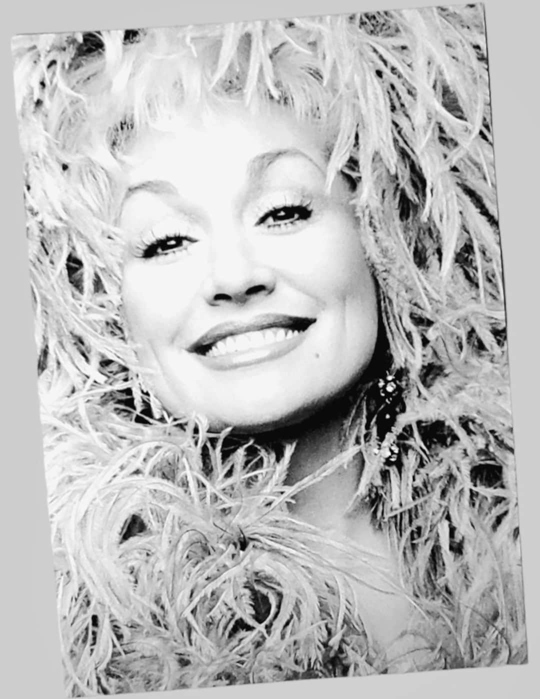 Dolly Parton Print Retro Vintage Country Black White Wall Art Décor Fan ...