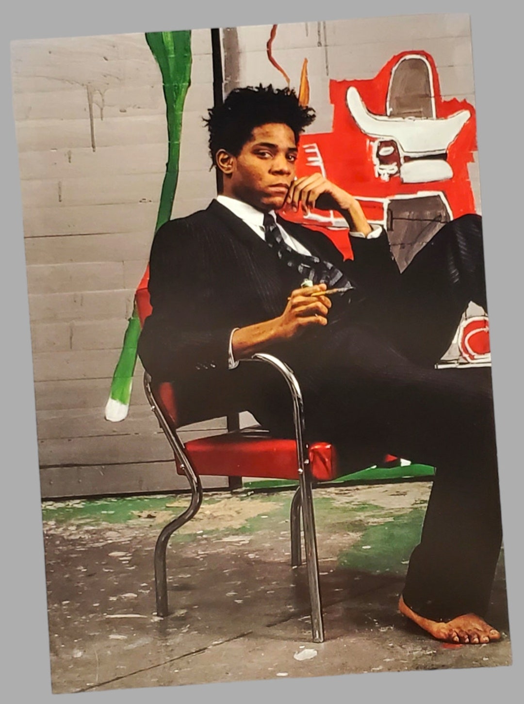 Jean Basquiat Photograph Print Self Portrait Black Artists Birthday ...