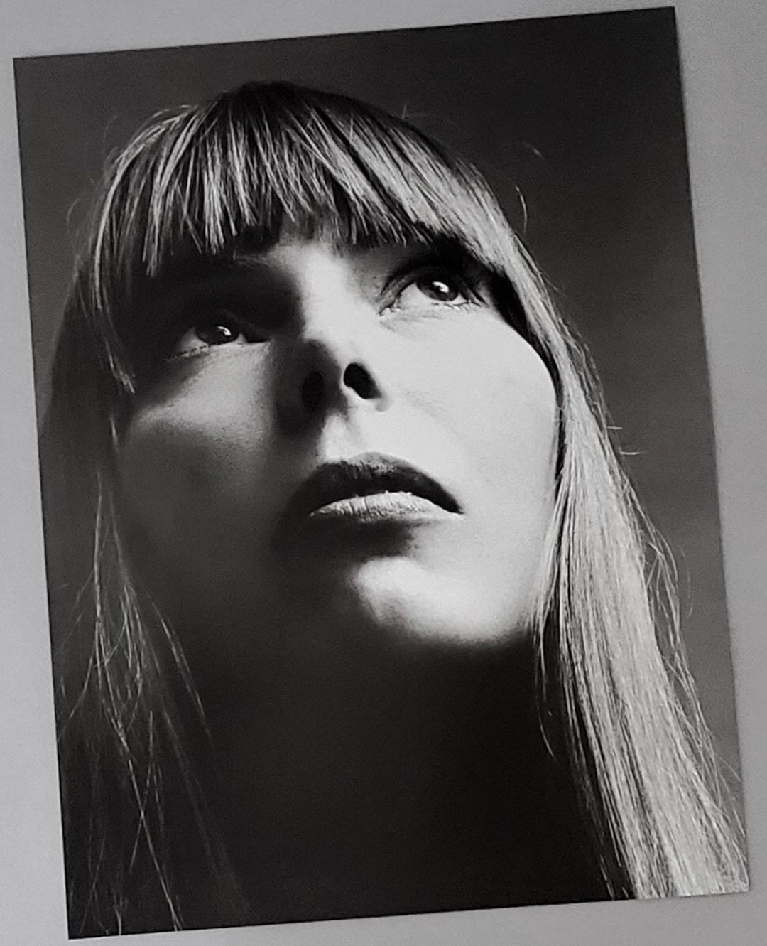 Joni Mitchell Poster Black and White Portrait Joni Mitchell Clouds ...