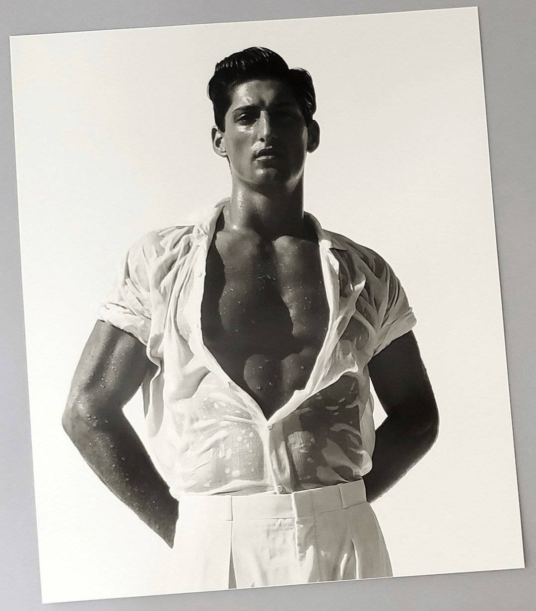 Herb Ritts Print Male Model Tony Ward Photography - Etsy