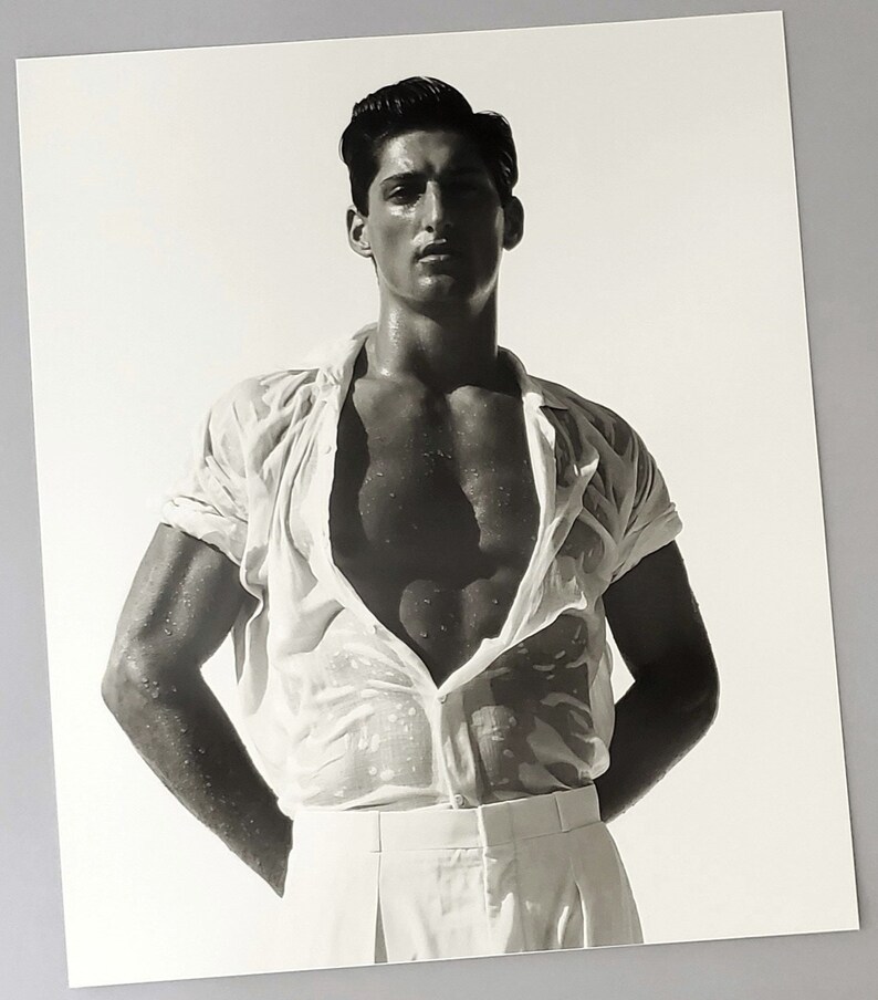 Herb Ritts Print Male Model Tony Ward Photography - Etsy