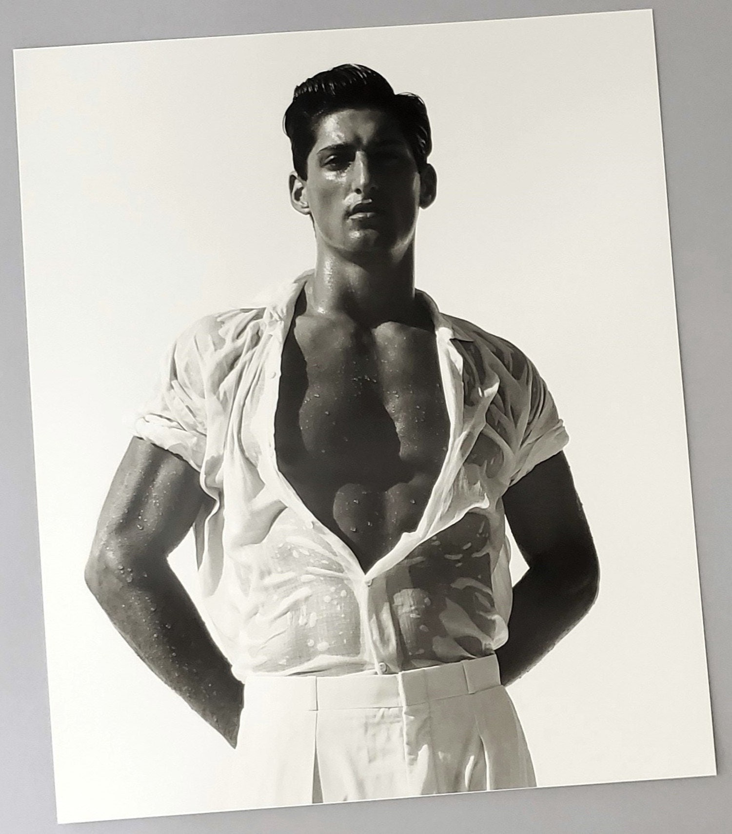 Herb Ritts Print Male Model Tony Ward Photography - Etsy