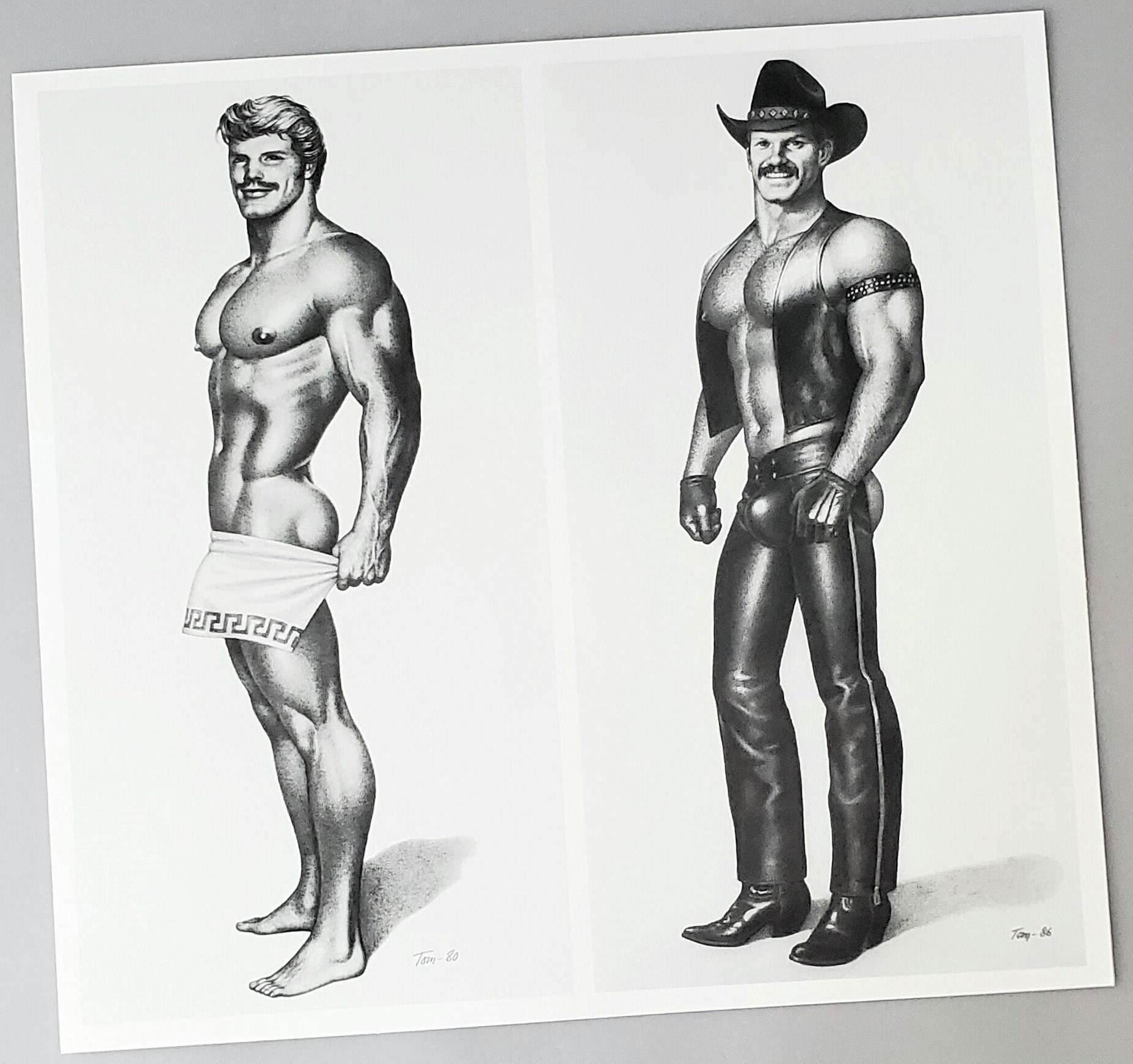 Tom of Finland Art Print Cowboy Photograph - Etsy