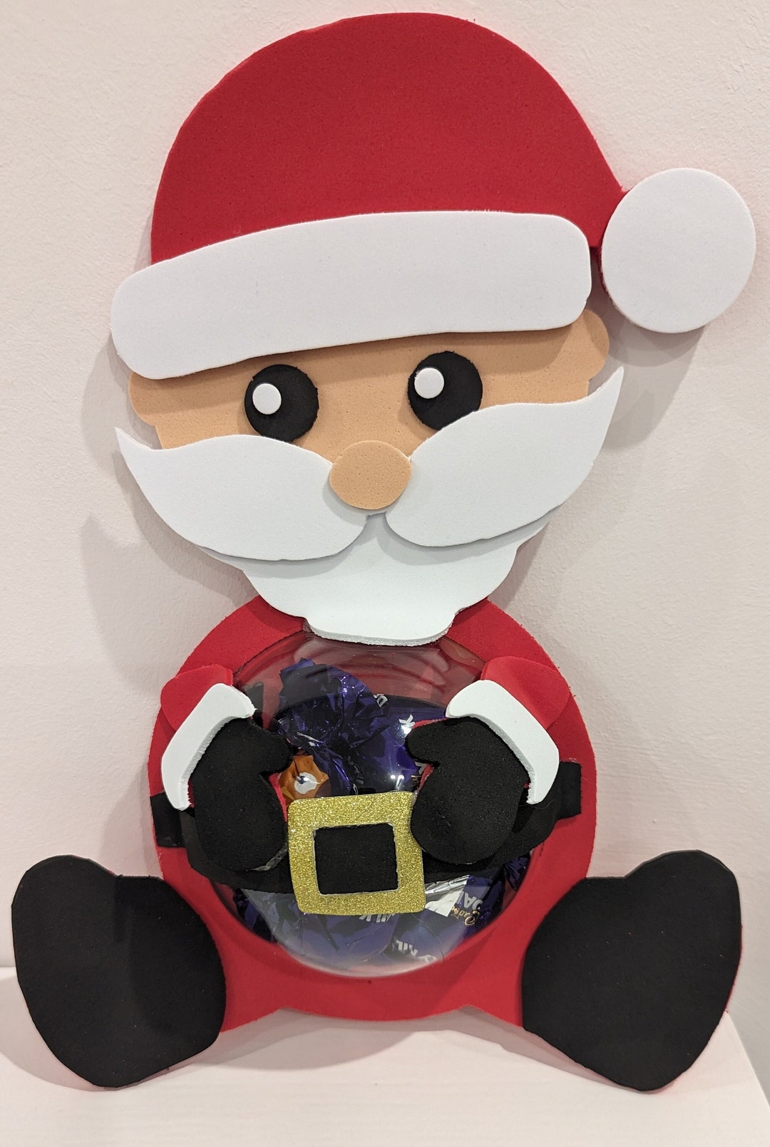 Santa Re-fillable Dome Character Gift Box - Etsy Canada