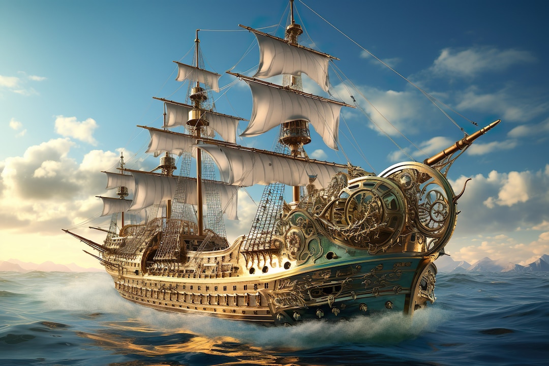 Steampunk Crazy Ships 14 - Etsy