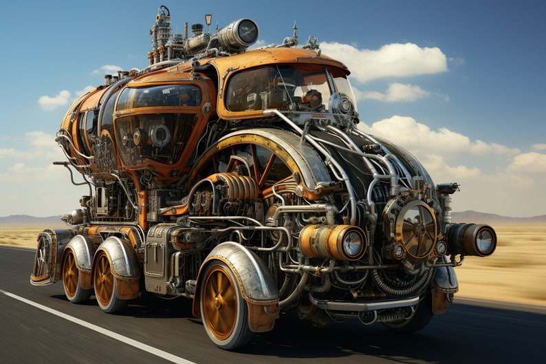 Steampunk - Crazy Cars -15 - Etsy