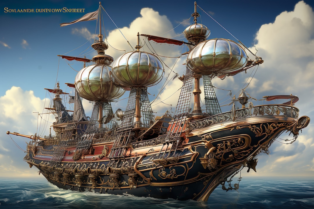 Steampunk Crazy Ships 16 - Etsy