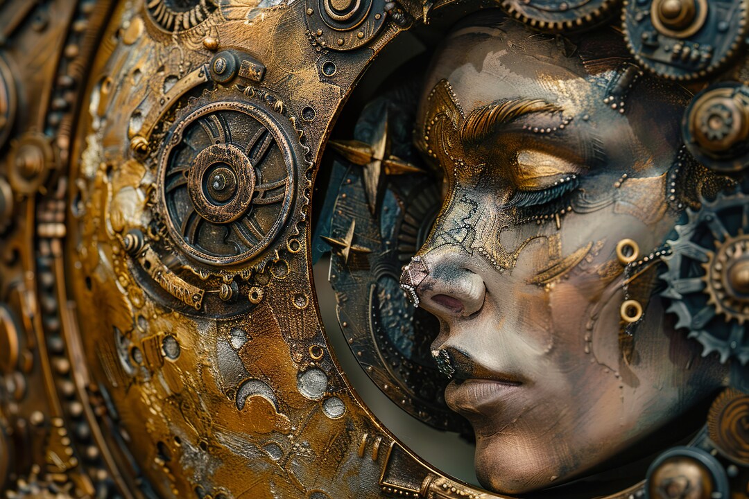Steampunk Planet - on Moon 6 - Etsy