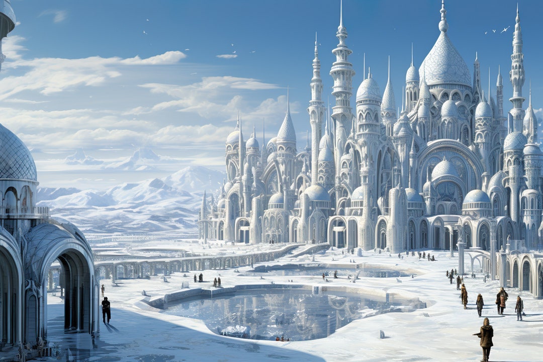 Steampunk Iceworld City 4 - Etsy