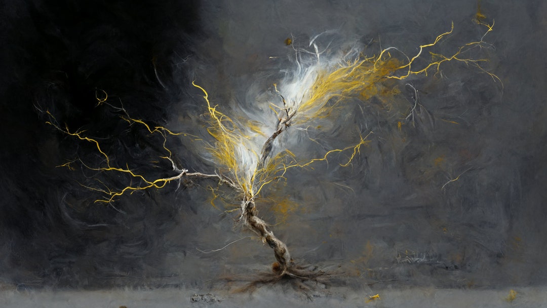 Dynamic Thunderstorm Landscape - Etsy