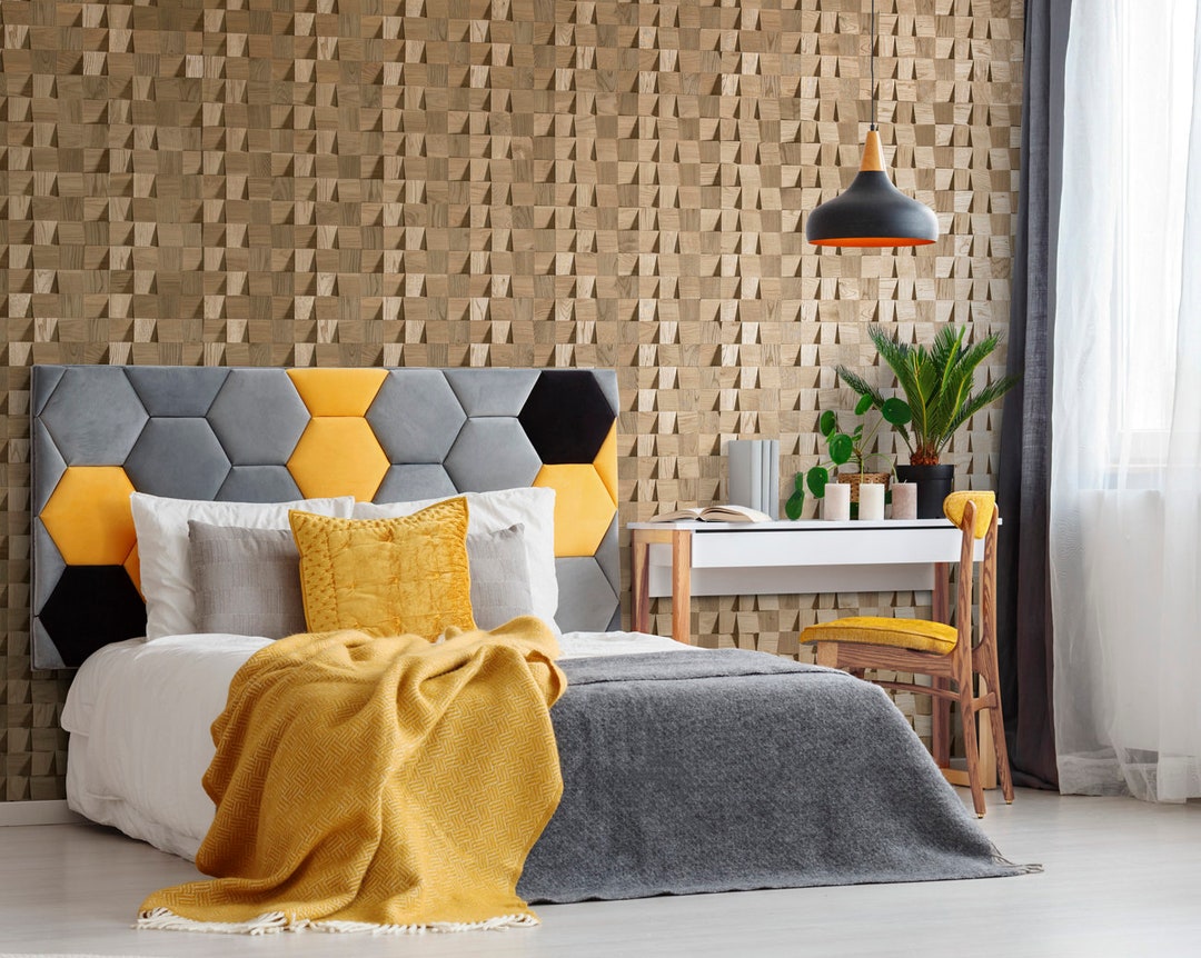 Oak Wood 3D Wall Panel "dominus" - Etsy