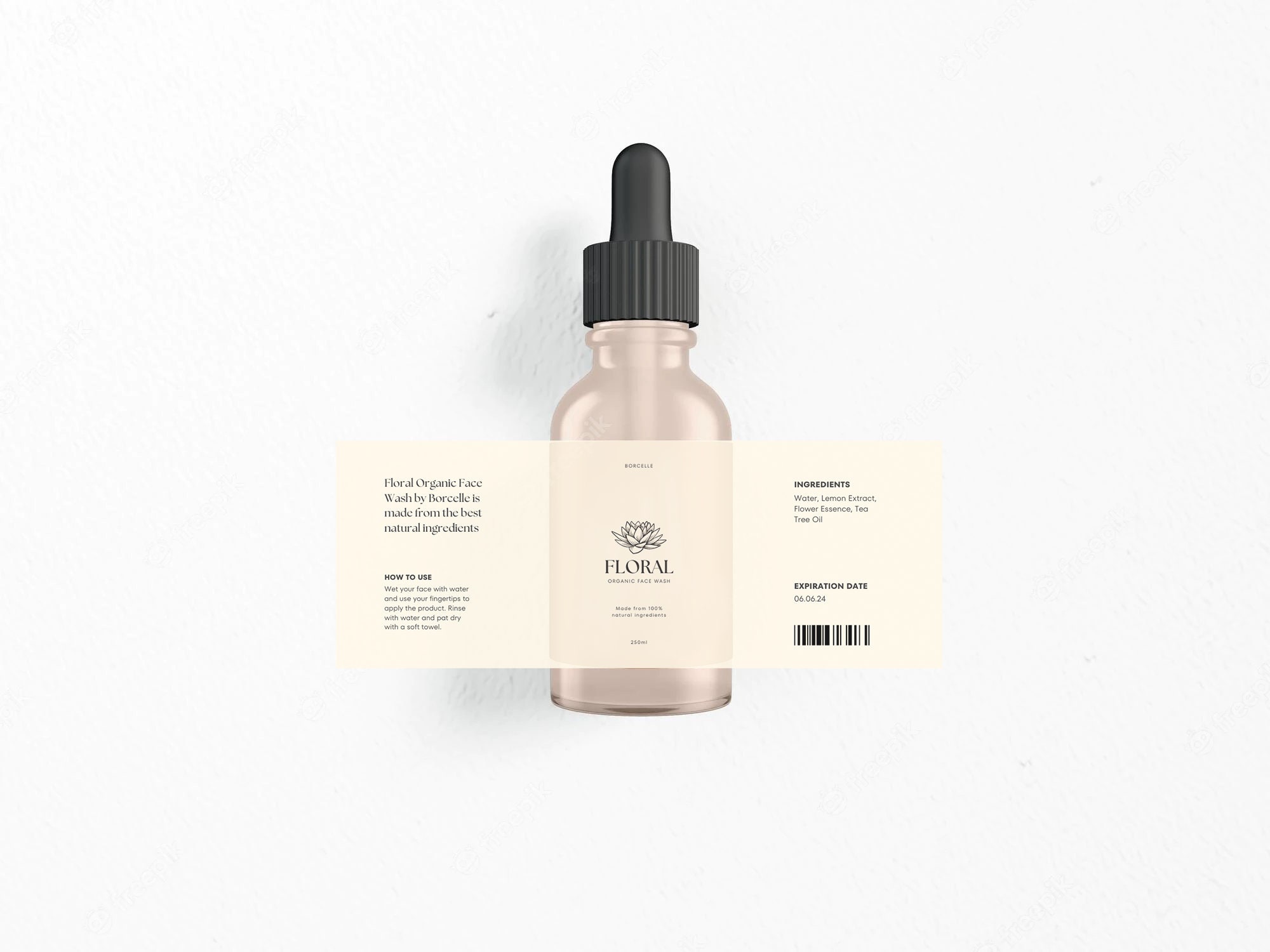 Editable Product Label, Custom Label Template, DIY Label Bottle Label ...