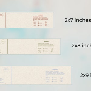 Editable Soap Label Template Canva, Soap Band Template, Soap Bar Labels ...