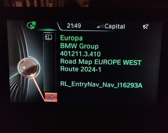 Original BMW Navigation Map Update BMW Europe Motion 2024-1 Map Motion ...