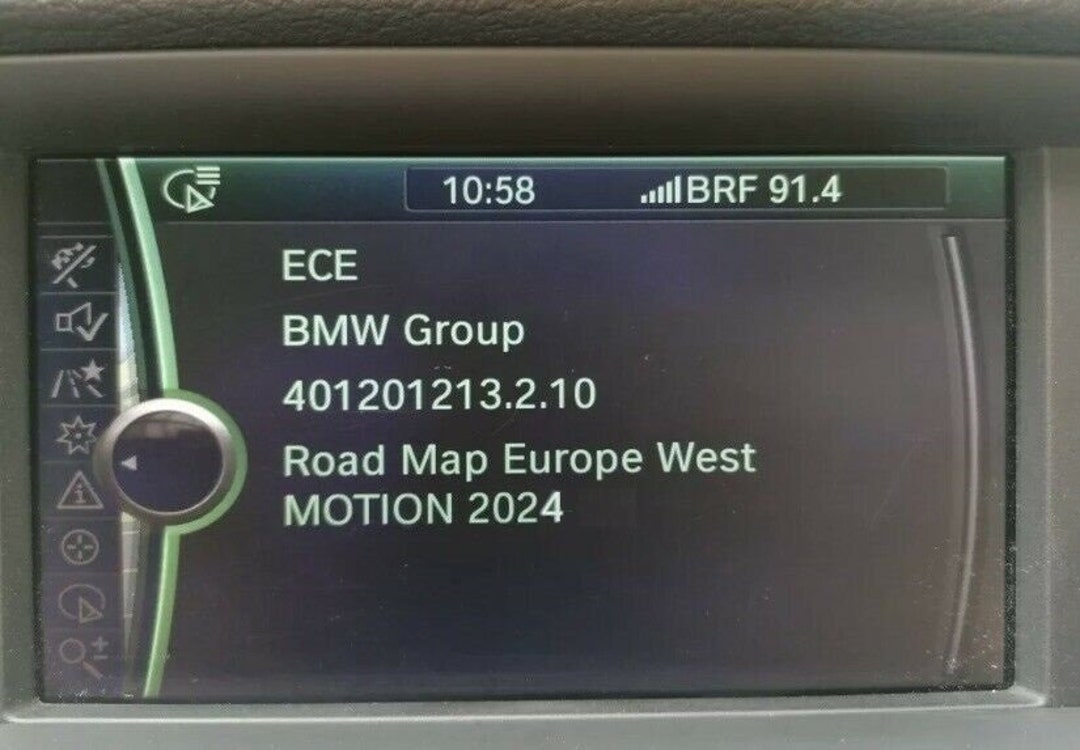 Original BMW Navigation Map Update BMW Europe Motion 2024-1 Map ...